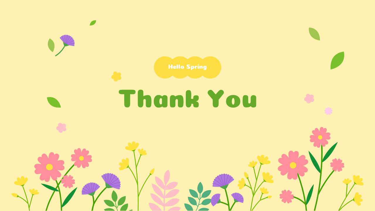 Spring Flowers PowerPoint Template for Seasonal Presentations slide ...