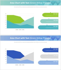 Area Chart with Text (Office)