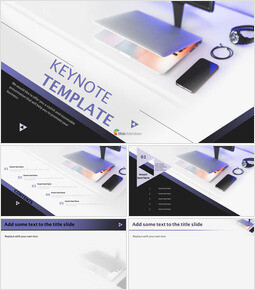 3,400+ 4 위쪽 화살표 인포 그래픽 Keynote Templates - Slide Members