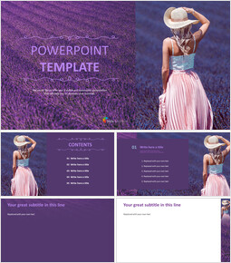 10+ lavender PPT Templates,Google Slides - Slide Members