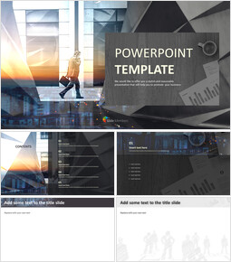 Keynote Template Free Download - Commuting Employee|Slides