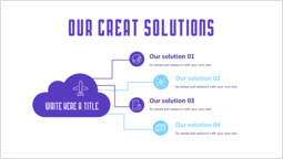 Our Solution PowePoint Slide Deck|Problem,|Single