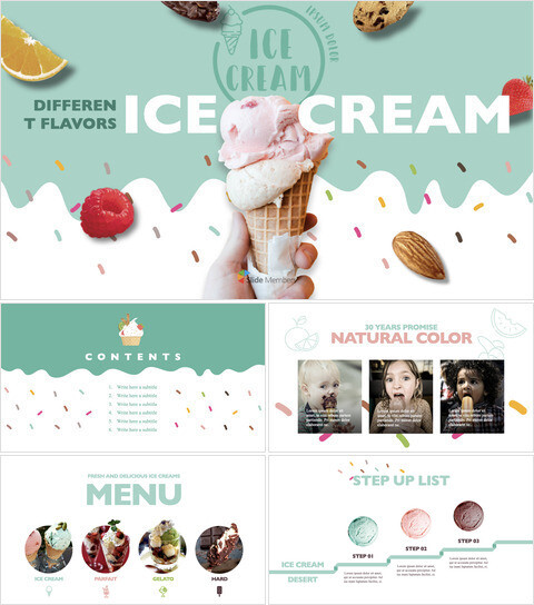 21 Ice Cream Icons|Diagram