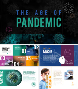Virus Pandemic Poster Layout Template Google PowerPoint Presentation