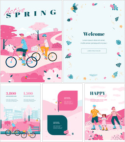 Retro Party Concept Poster Google Slides Themes & Templates