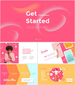 Get Started Creative Business Template startup pitch