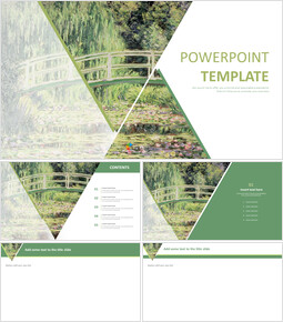 Claude Monet - Free Keynote Template|Slides