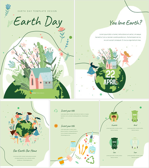 Earth day google google slides template