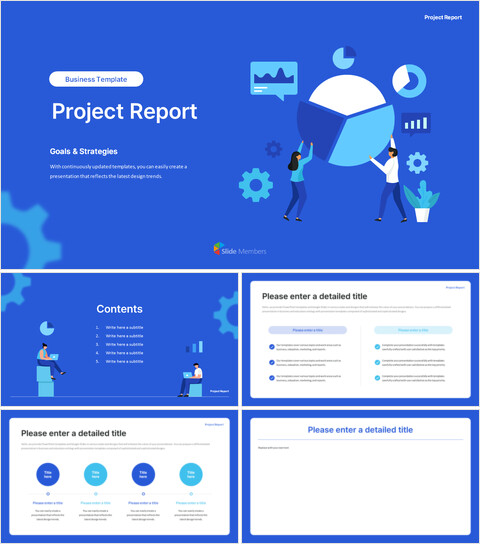 790+ monthly report PPT Templates - Slide Members