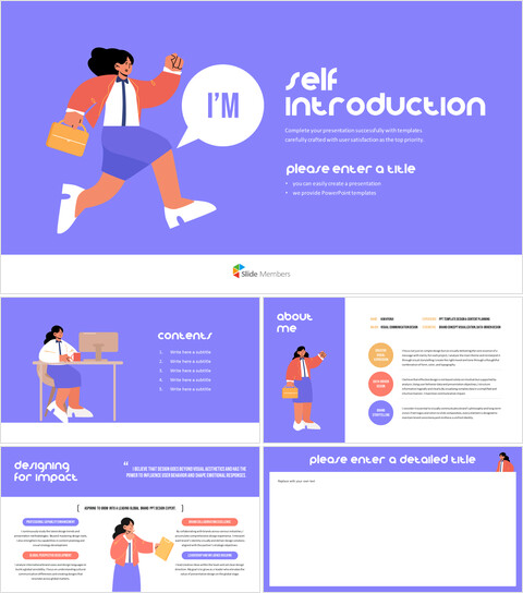 2,700+ vertical layout PPT Templates - Slide Members