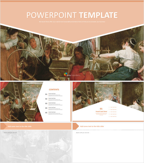 Diego Velázquez Las Meninas - Free Powerpoint Template