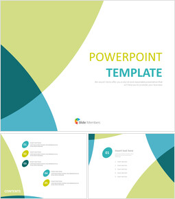 20+ turquoise PPT Templates - Slide Members