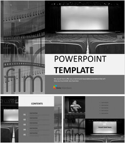 Movie Themed Powerpoint Template