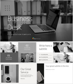 Office Desk Google Presentation Slides