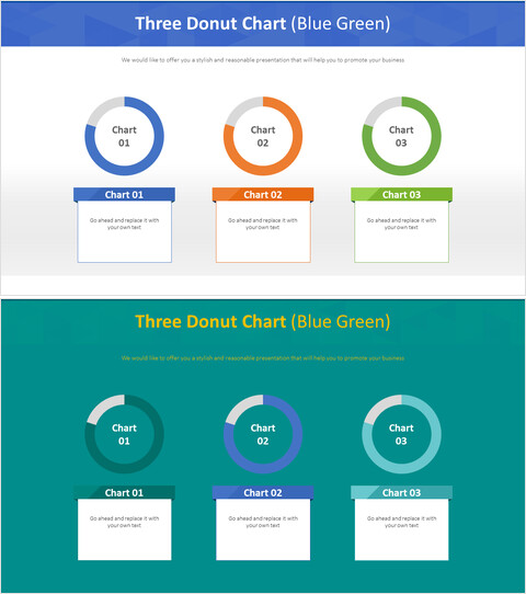 Stacked Donut Chart (Cosmetic)