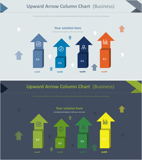 Overlapping Clustered Column Chart