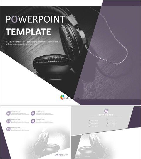 10+ headphones PPT Templates,Google Slides - Slide Members