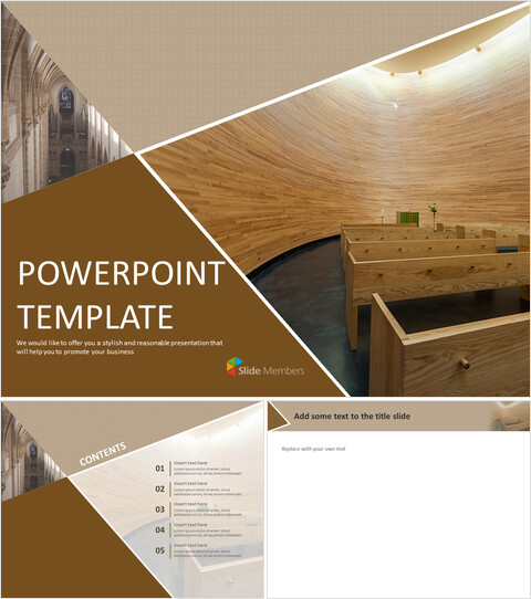 Free PPT Sample - Inside of Church