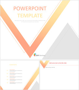 Inverted Triangle Gradated With Orange and Yellow and Gray Triangle ...