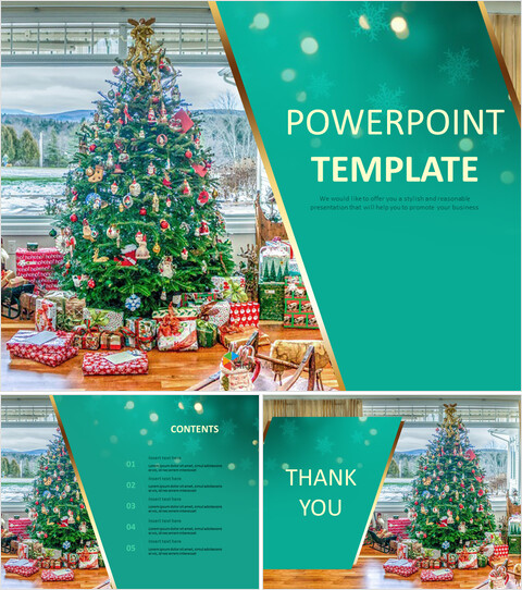 A Christmas Tree - Free Images for Presentations|Keynote|Slides