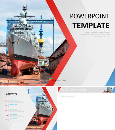 A Dockyard - Free PPT Sample