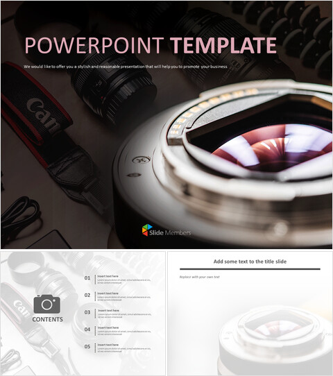 Free PPT Sample - Camera Equipment