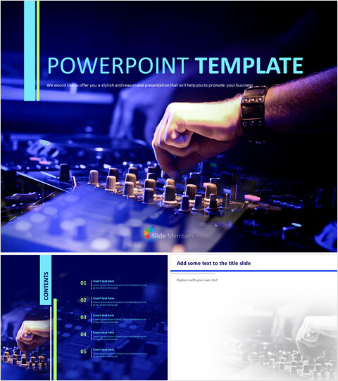 DJ - Free PPT Template