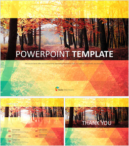 Fallen Leaves in Fall - Free Template Design
