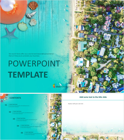 City on the Beach - Free Keynote|Slides
