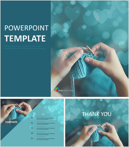 Knitting - Free Presentation Templates|Keynote|Slides