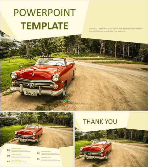 220+ car PPT Templates,Google Slides - Slide Members