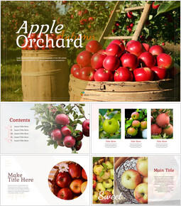 Sweet Apples - Free Keynote Templates|Slides