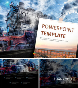 Free Keynote - Steam Locomotive|Slides