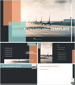 Keynote Free - A Plane Taking Off|Slides